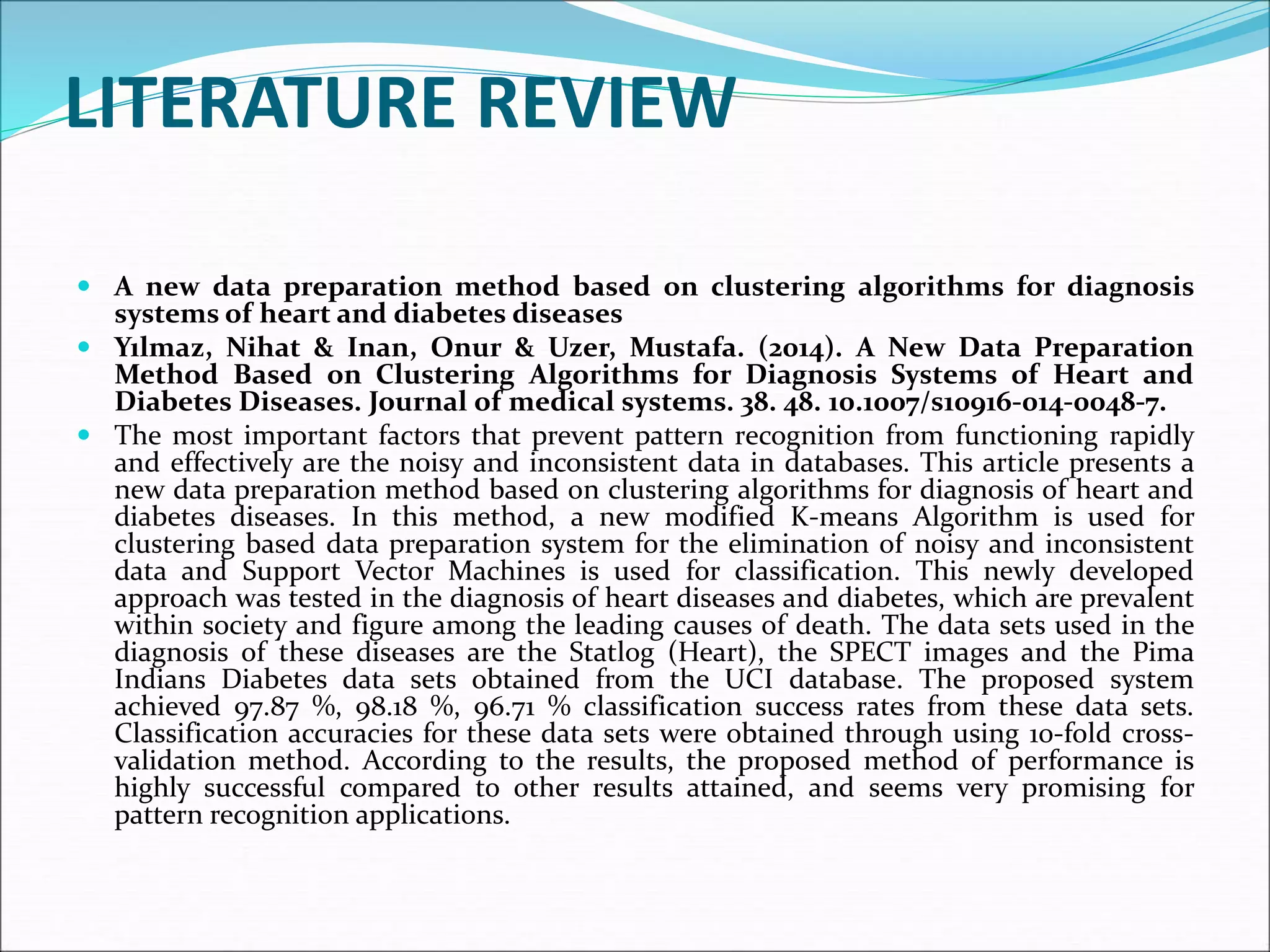 Diabetes prediction using machine learning | PPT