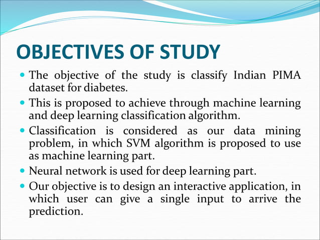 Diabetes prediction using machine learning | PPT | Diabetes | Diseases ...