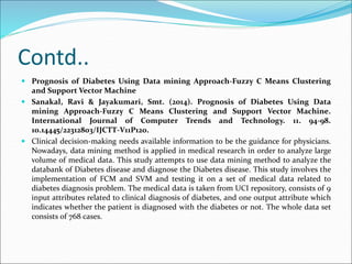 Diabetes prediction using machine learning | PPT