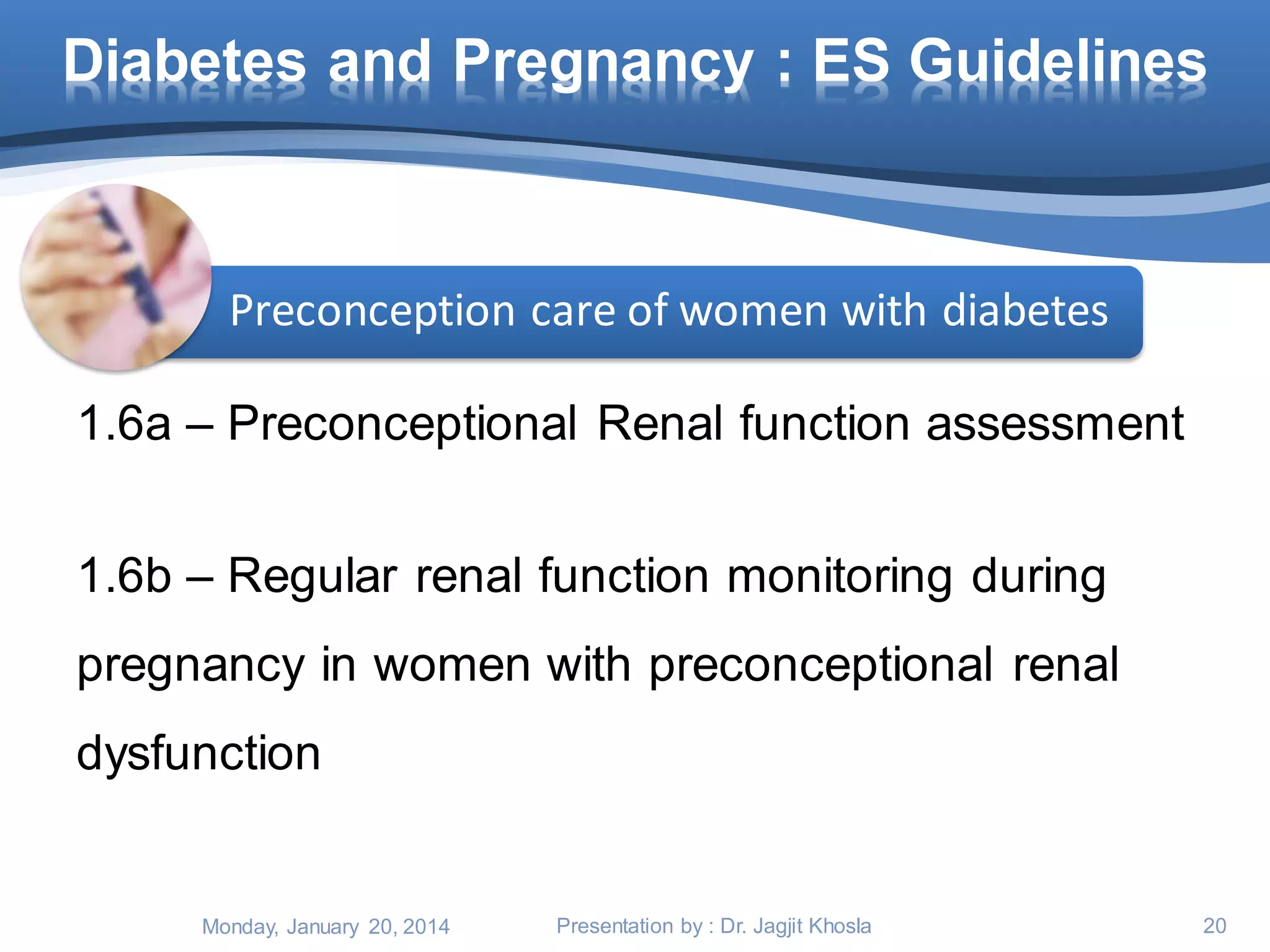 Diabetes and Pregnancy An Endocrine Society Clinical Practice Guideline ...