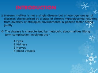 Diabetes MELLITUS | PPTX