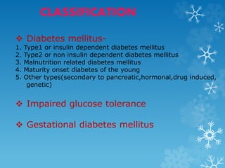 Diabetes MELLITUS | PPTX