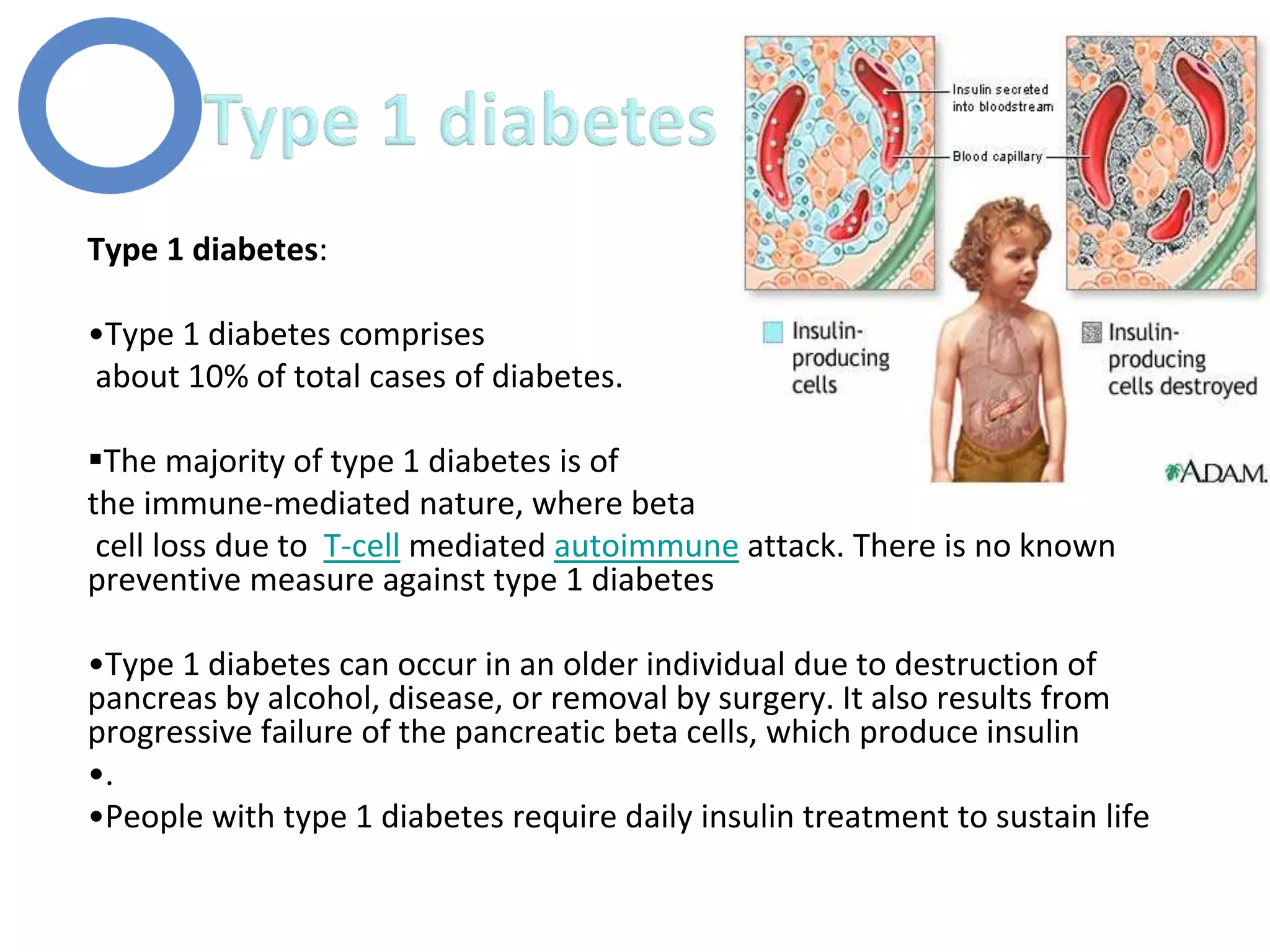 Diabetes, classification, symptoms, treatment | PPT