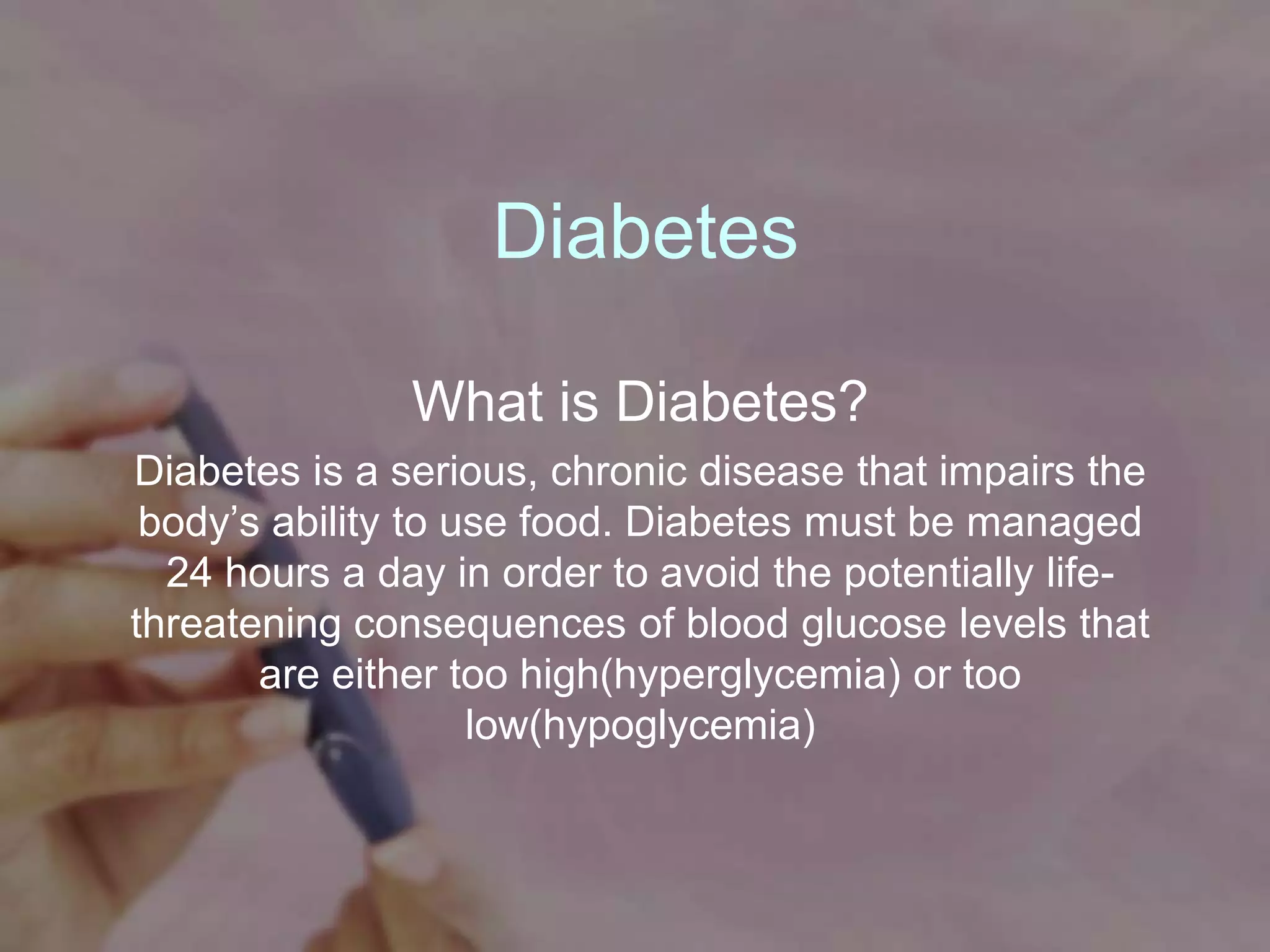 Diabetes for Transportation | PPS