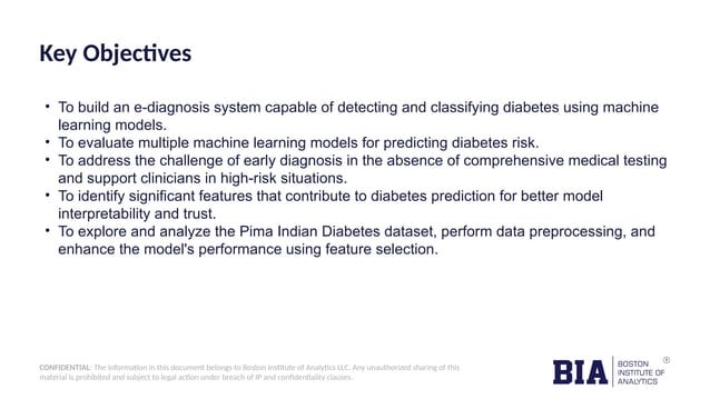 Diabetes Prediction Using Machine Learning: A Data-Driven Approach | PPTX