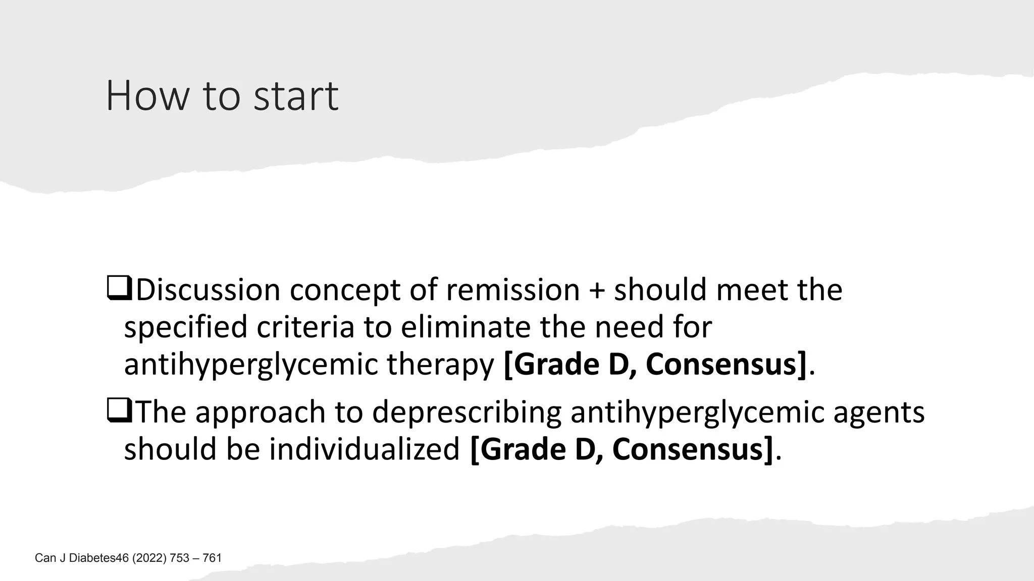 Diabetes Remission and Prevention | PPTX