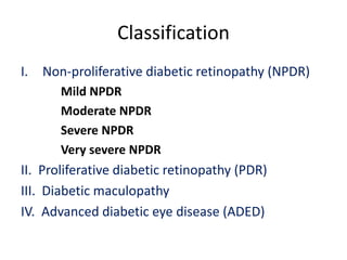 Diabetes retinopathy | PPTX