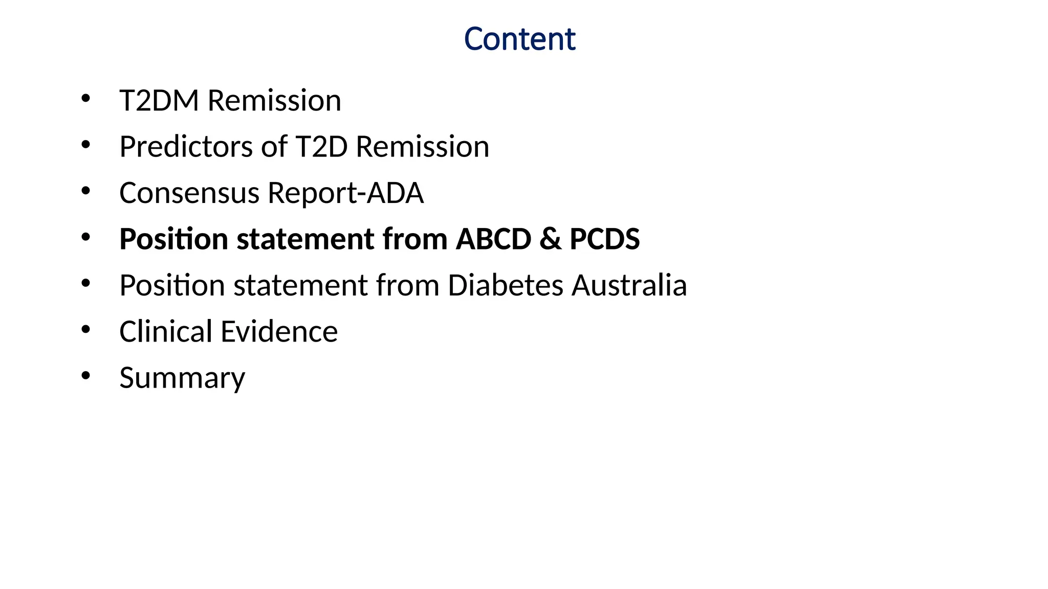Diabetes Reversal and Remission an update in 2022 - Copy.pptx