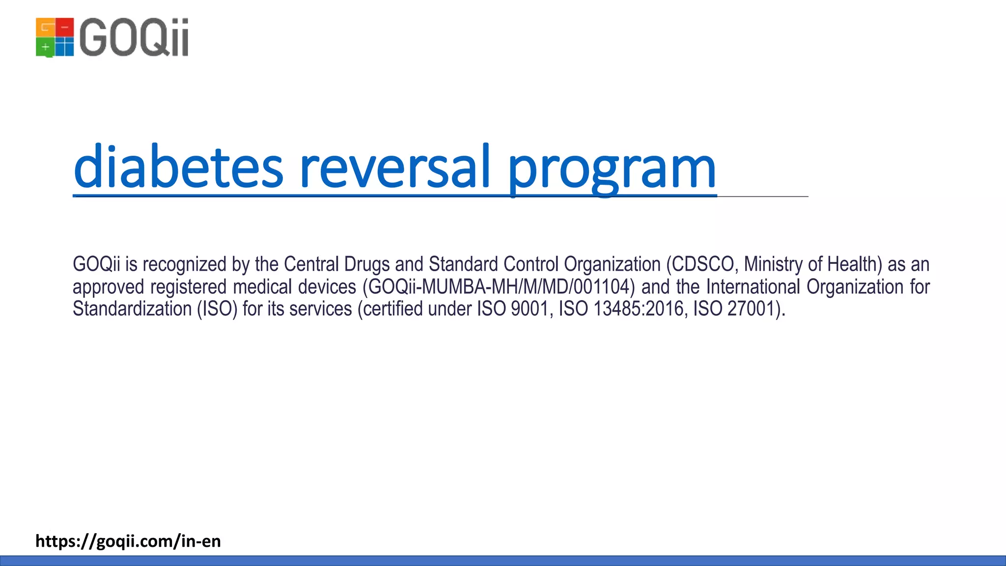 diabetes reversal program | PPTX