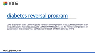 diabetes reversal program | PPTX
