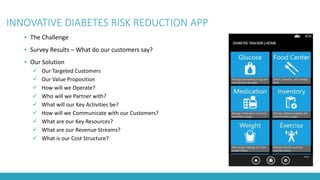 Diabetes Risk Reduction App with mHealth Gamification | PPTX