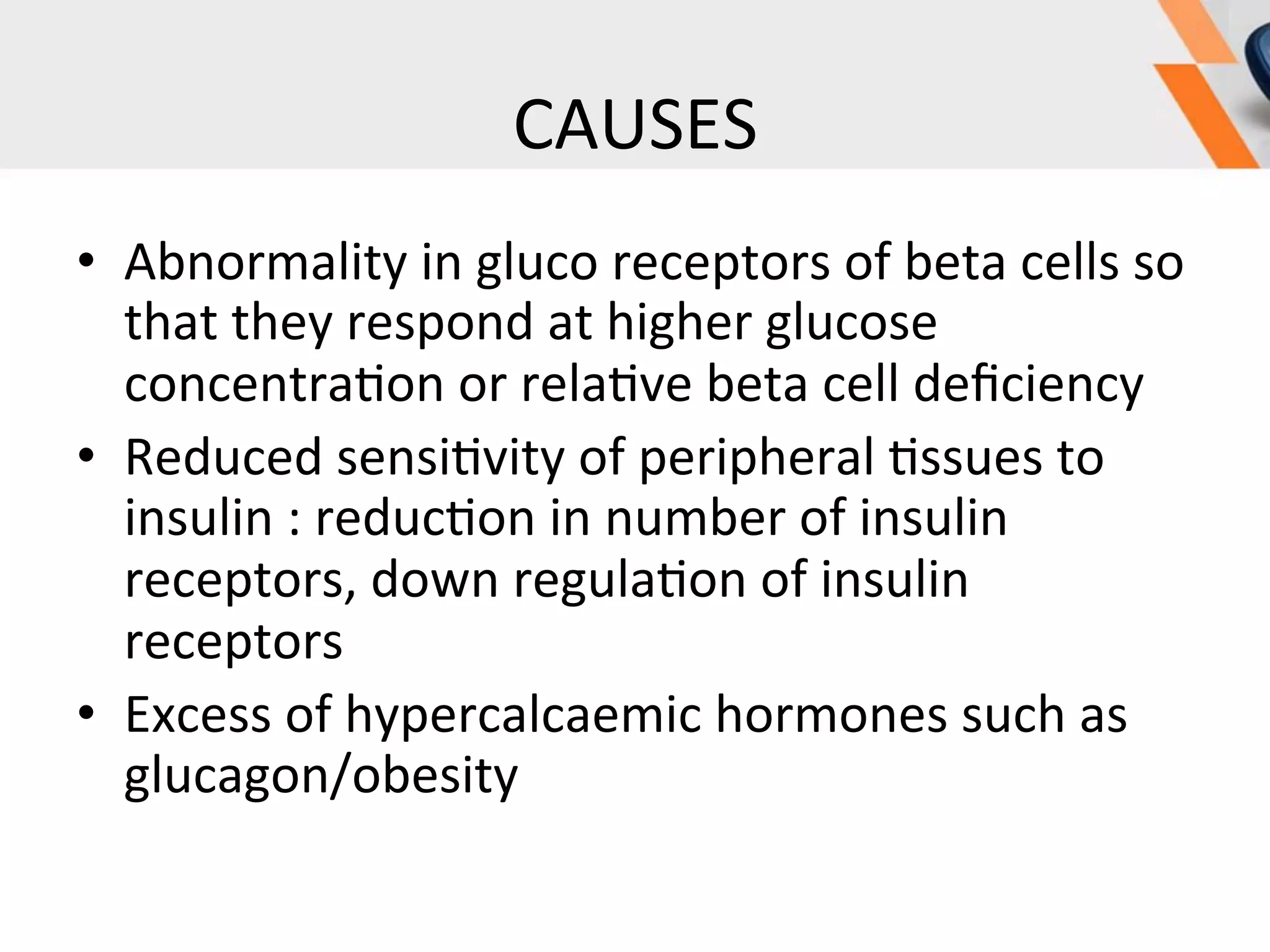 Introduction to type 2 diabetes and classification of OHAs | PDF
