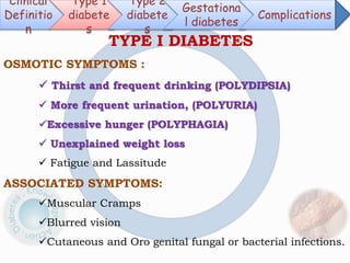 Diabetes symptom | PPTX
