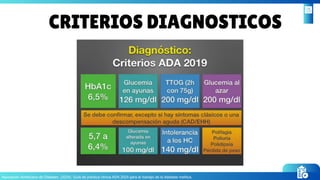 Diabetes tipo 2 expo guias ada 2024 apuntes y materal | PDF