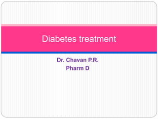Diabetes Mellitus Treatment Ppt