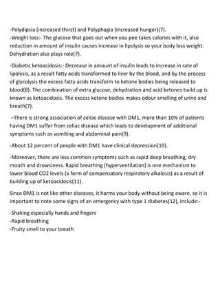 Diabetes type 1 | PDF