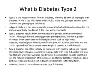 Diabetes type 2 | PPTX
