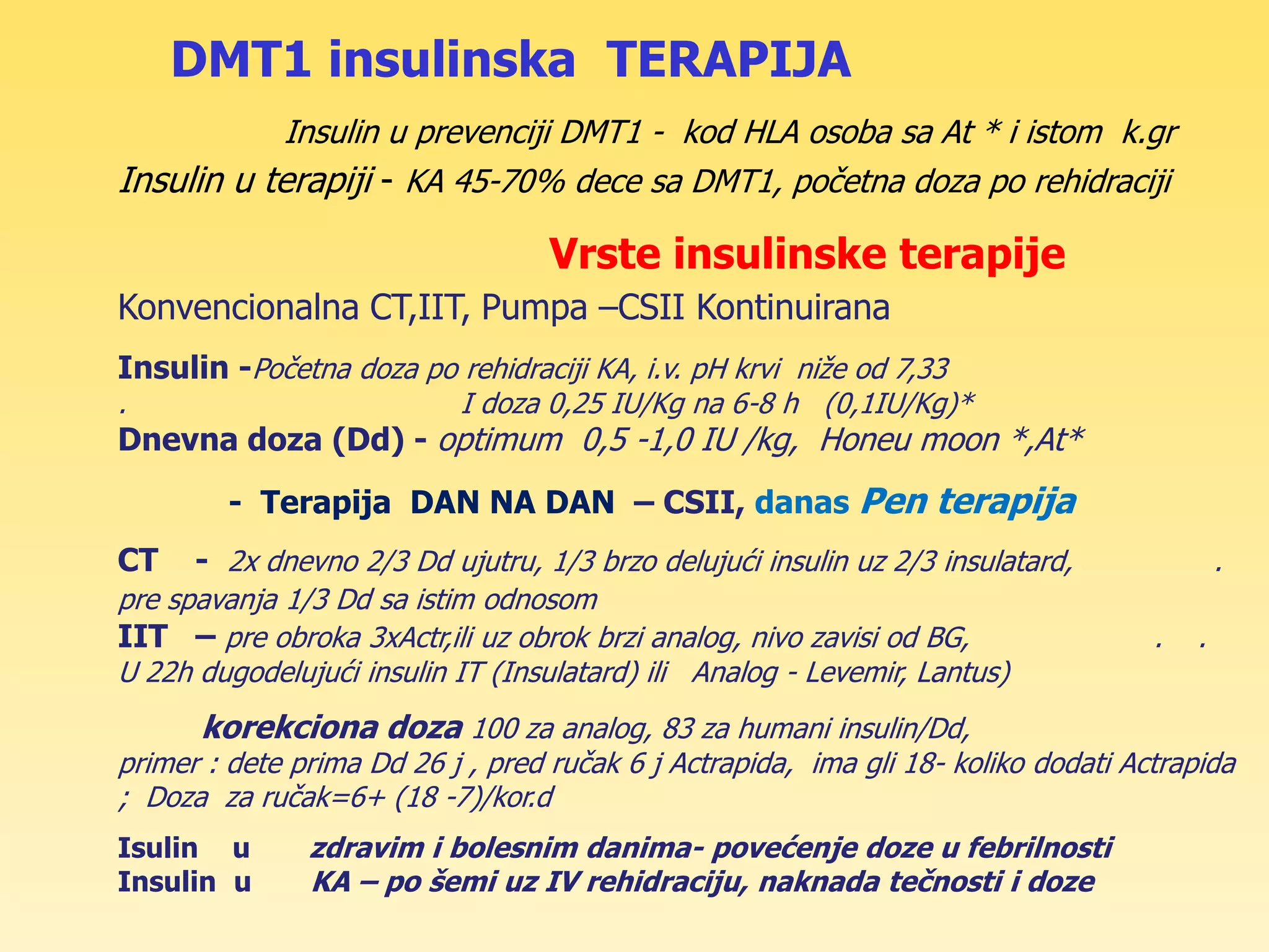 Diabetes u adolescenciji prim dr rada petrovic | PPT