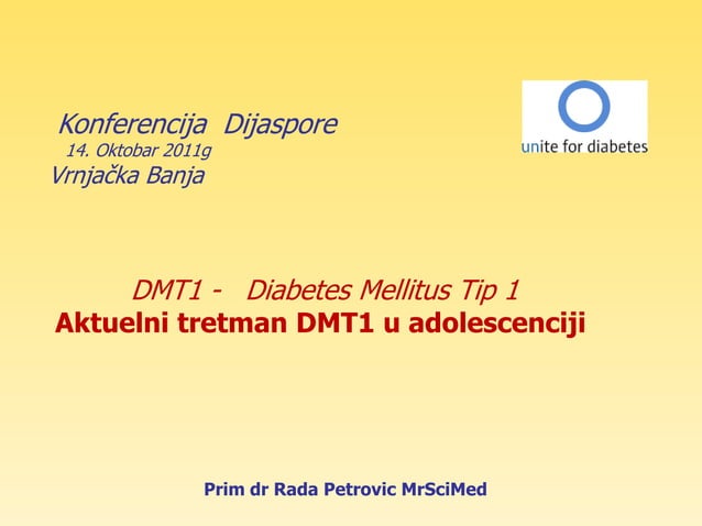 Diabetes u adolescenciji prim dr rada petrovic | PPT