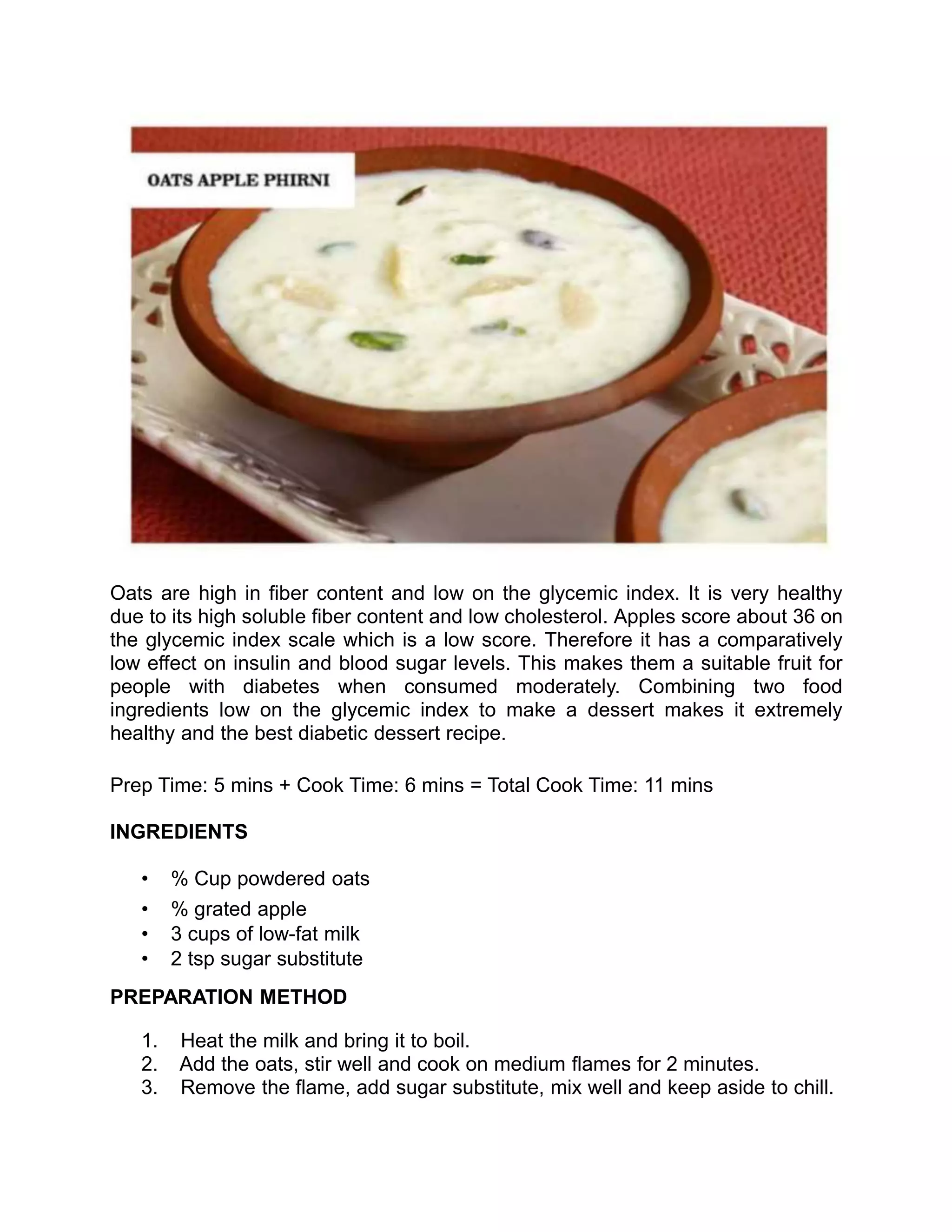 5 Amazing Diabetic Dessert Recipes | PPT