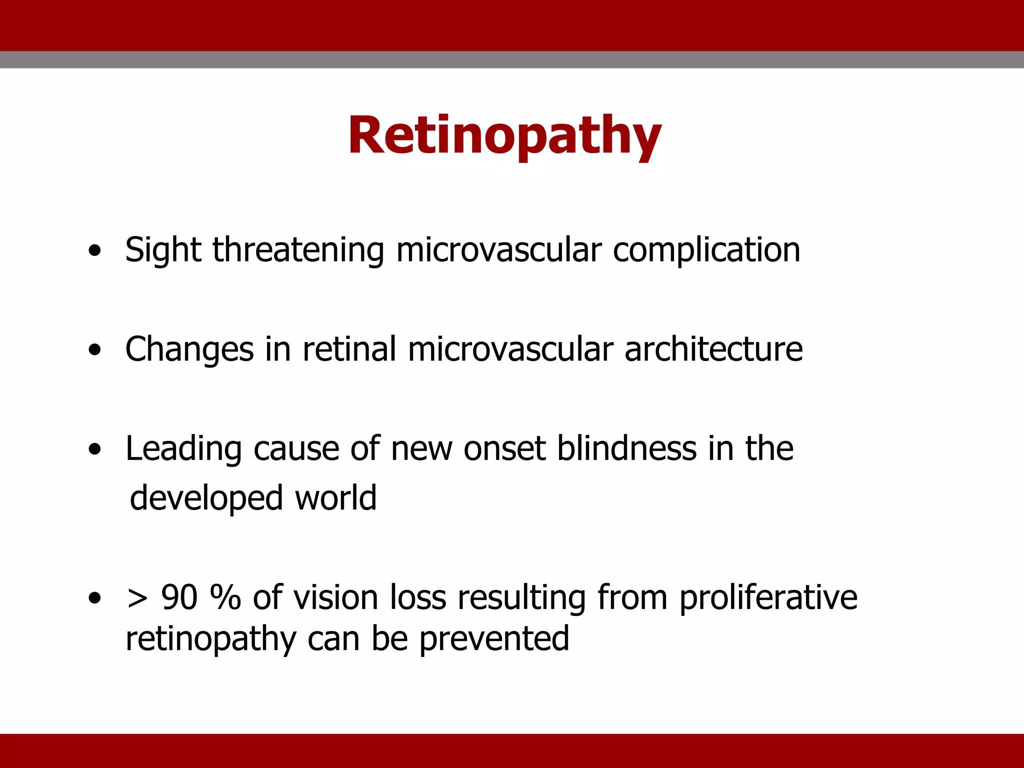Diabetic Microvascular Complications | PPT