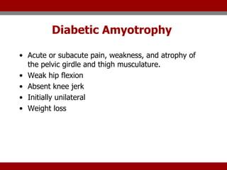 Diabetic Microvascular Complications | PPT