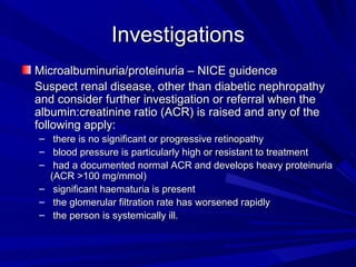 Diabetic Nephropathy | PPT