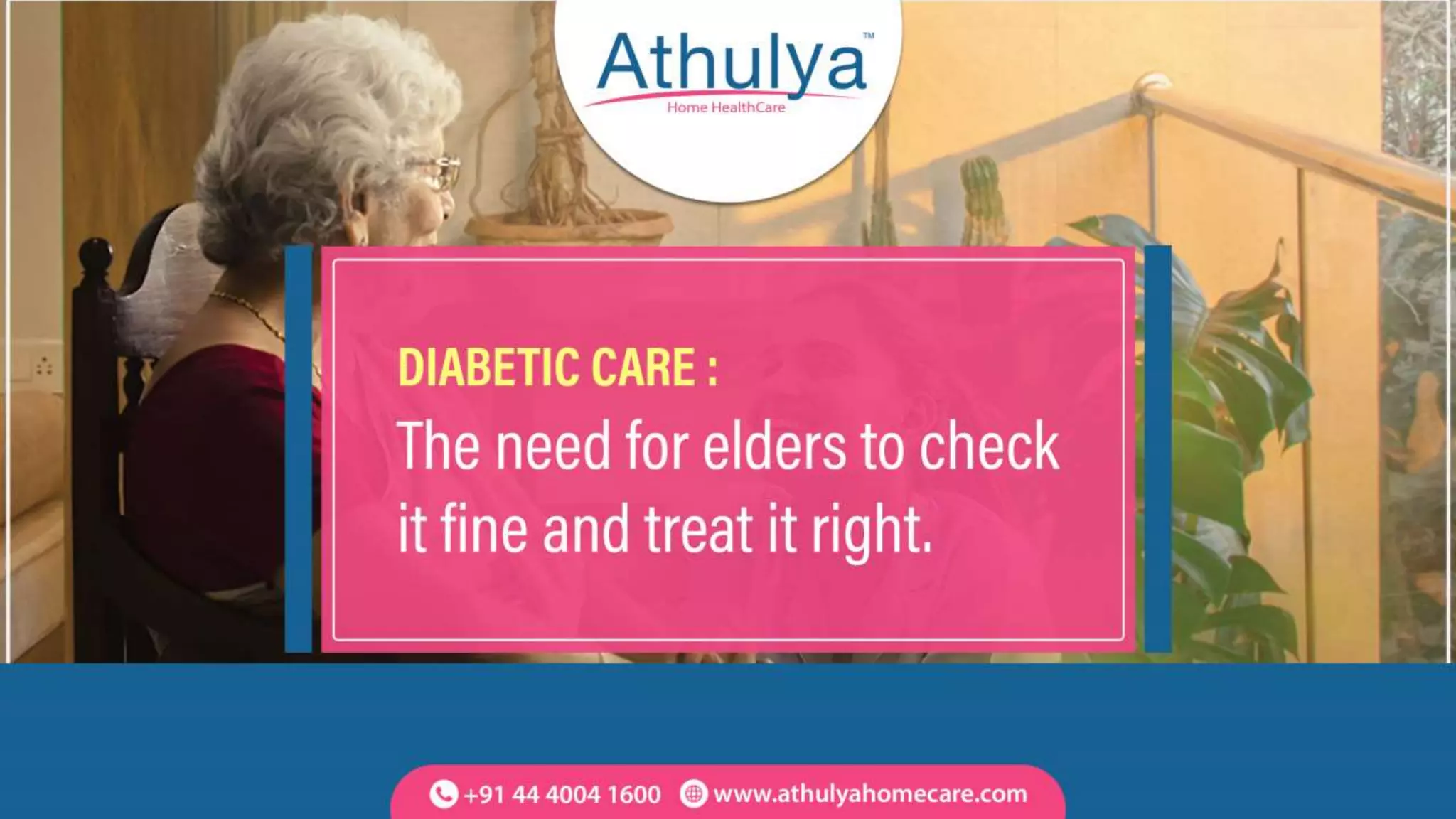 Diabetic care -The need for elders to check it fine and treat it right ...