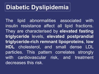Diabetic Dyslipidemia- Dr Shahjada Selim | PPT