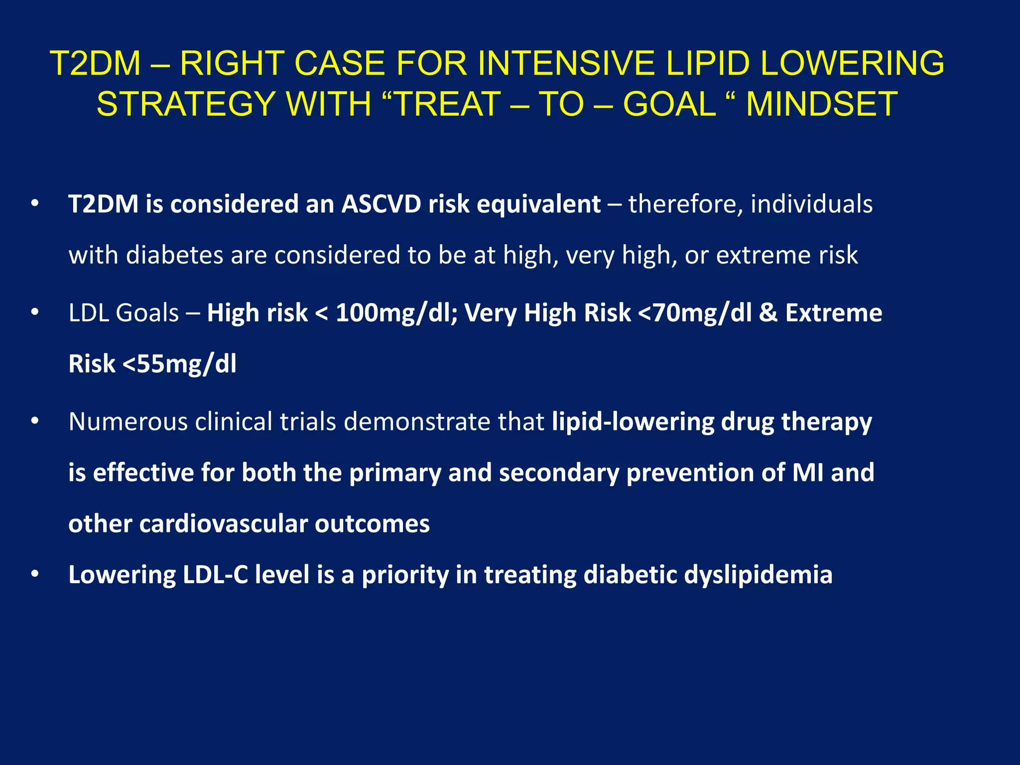 Diabetic dyslipidemia and residual risk by Dr. Vaibhav Yawalkar MD DM ...