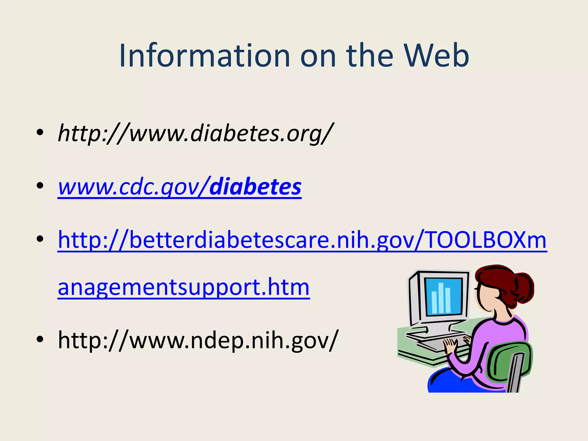Diabetic Education by Angela Reynolds | PPTX