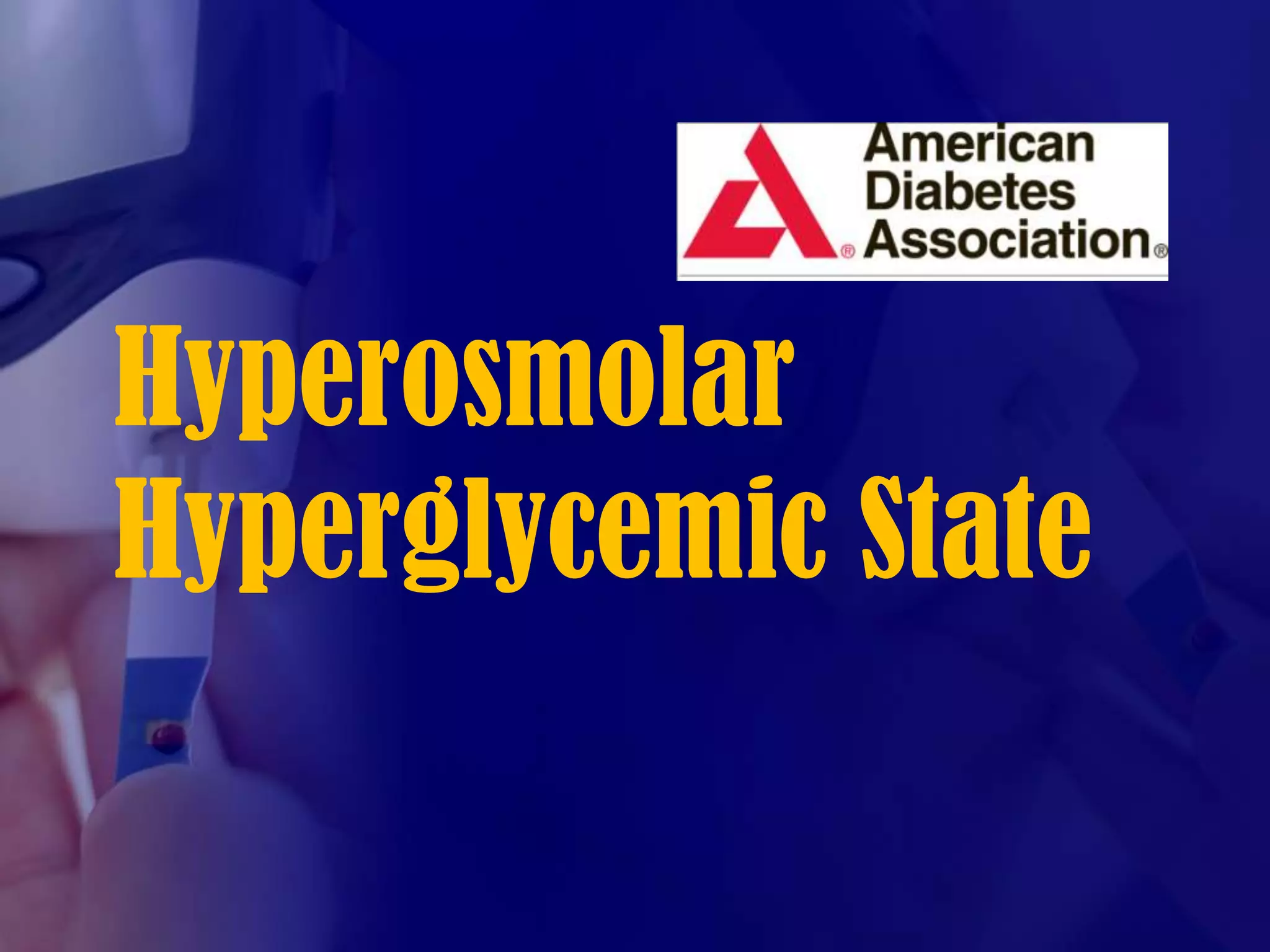 Diabetic emergencies | PPTX