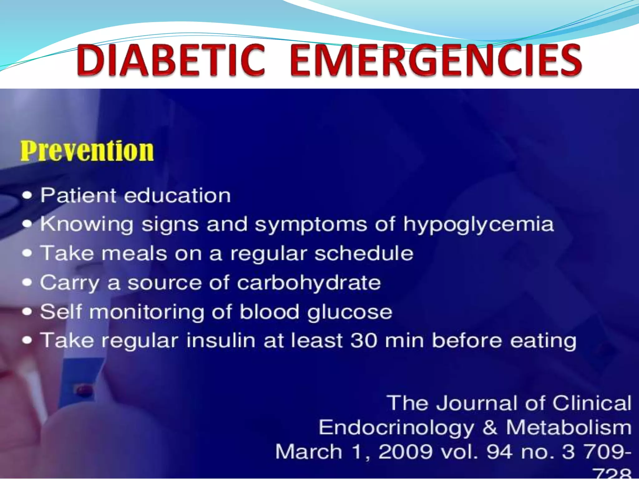 Diabetic emergencies | PPTX