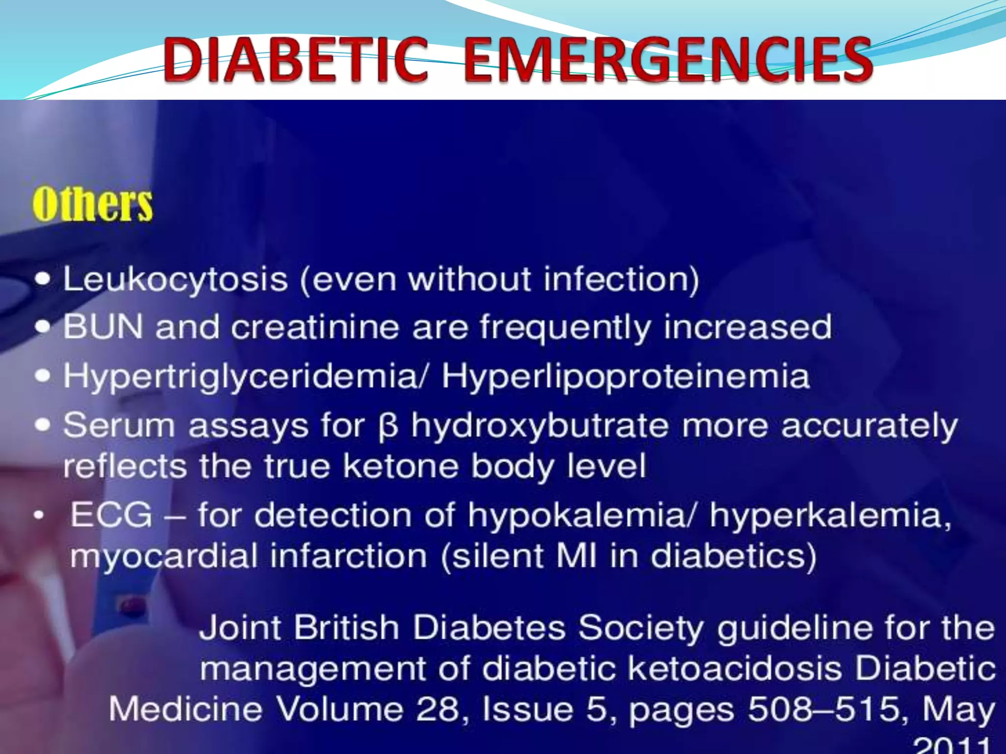 Diabetic emergencies | PPTX