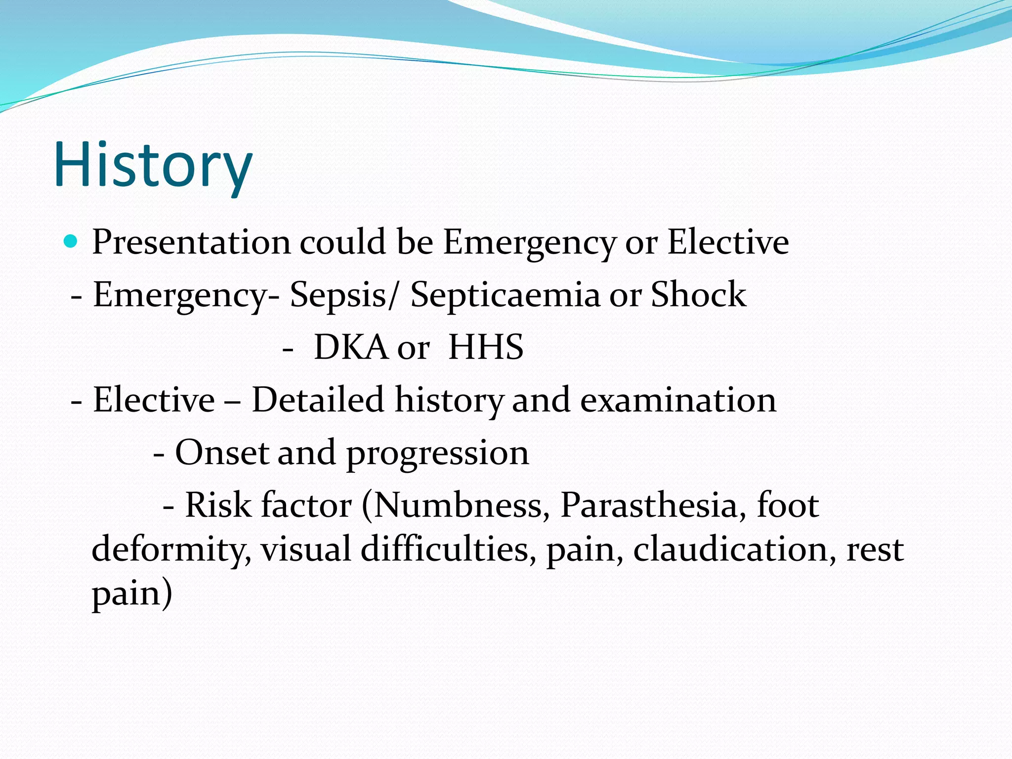 management Diabetic foot | PPTX