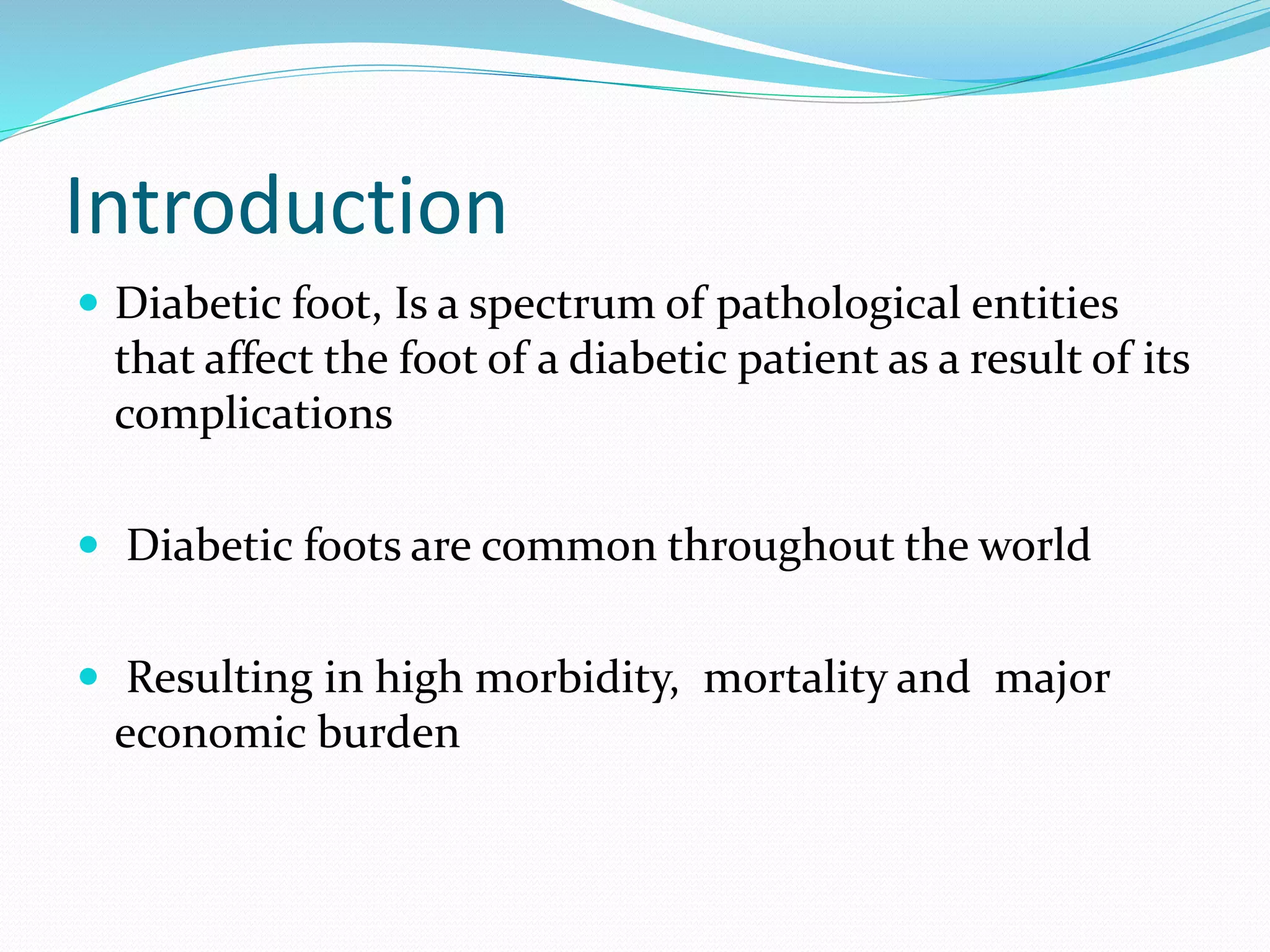management Diabetic foot | PPTX