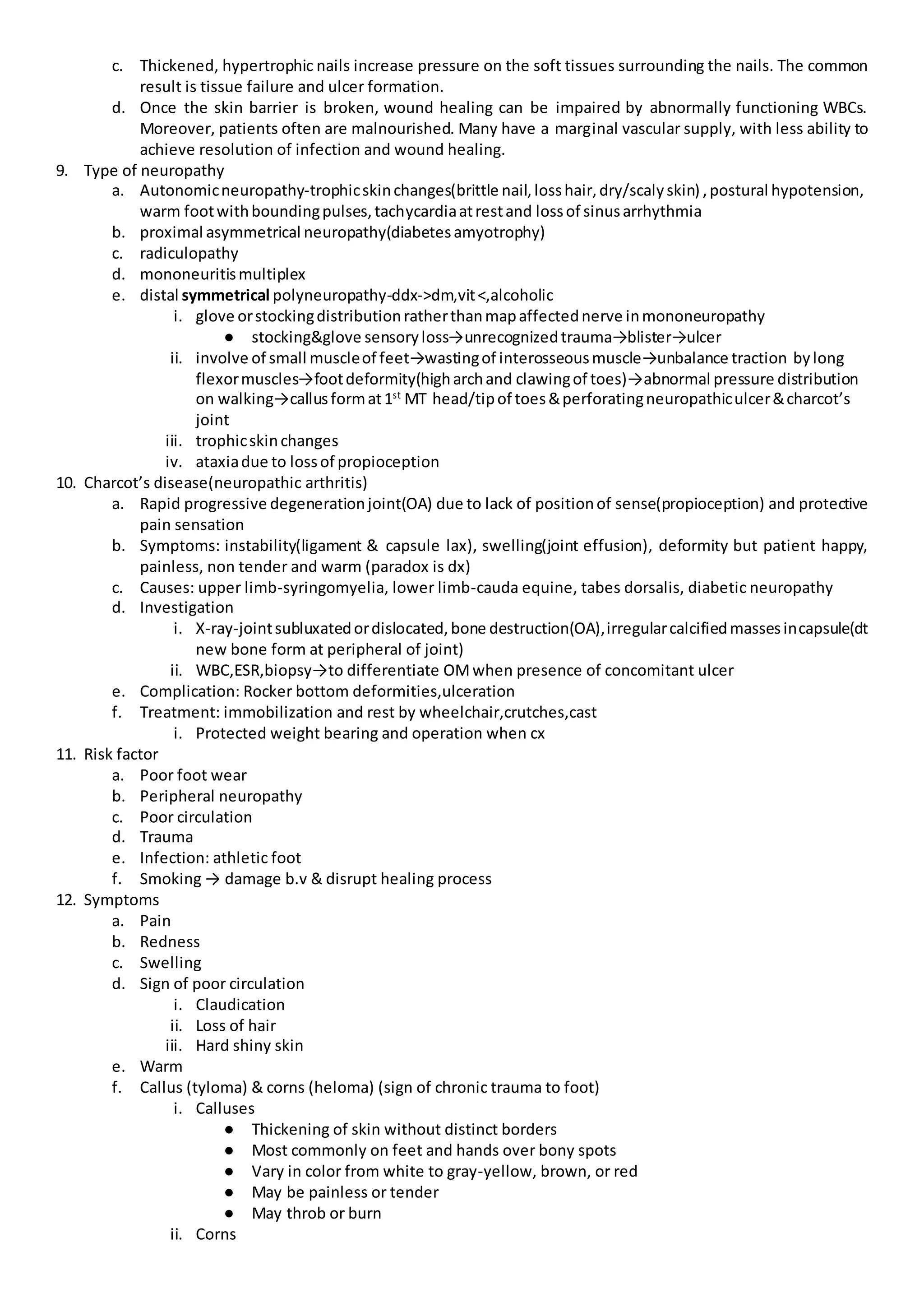 Diabetic foot (1) | DOCX