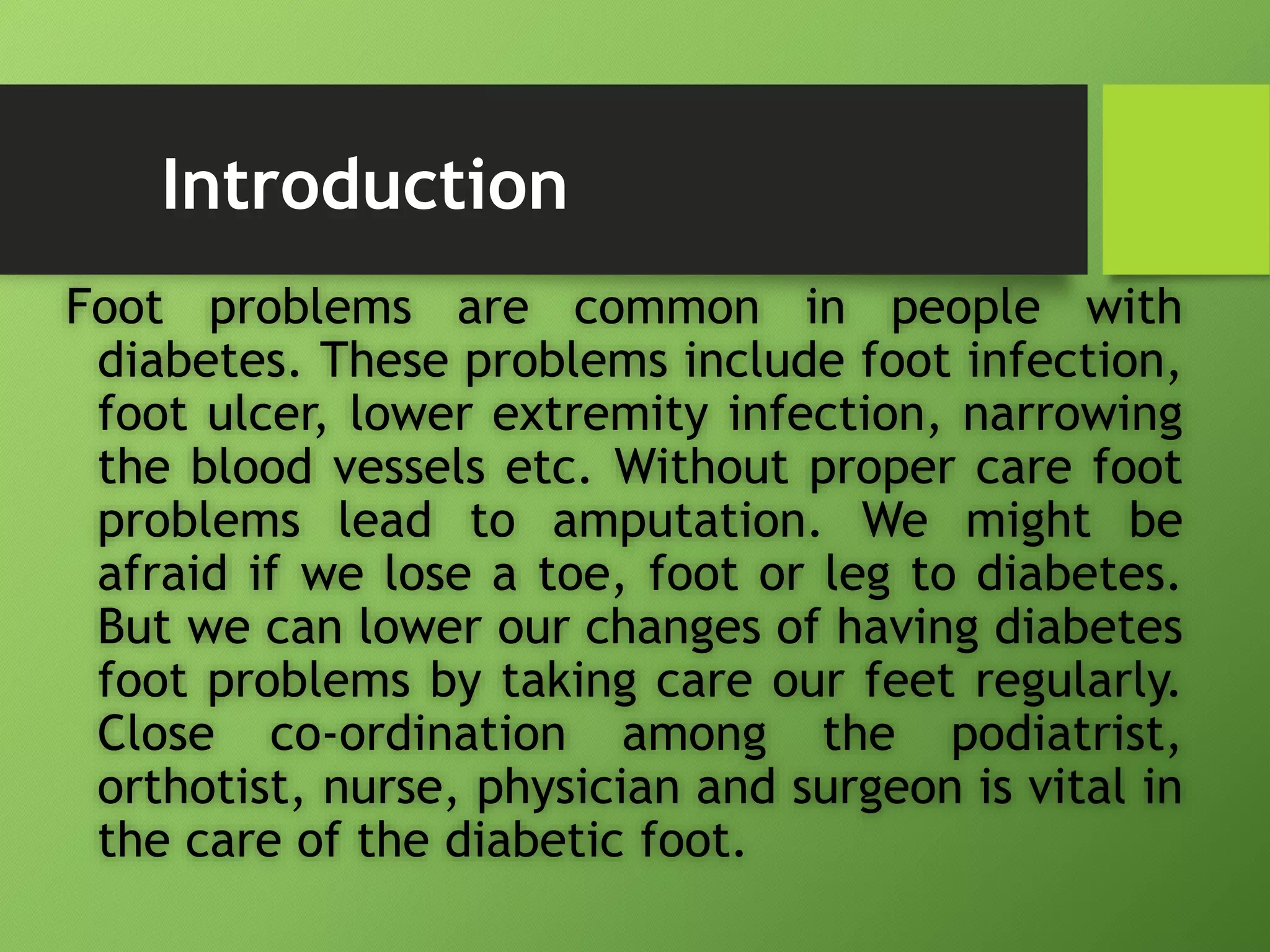 Diabetic Foot Care | PPTX