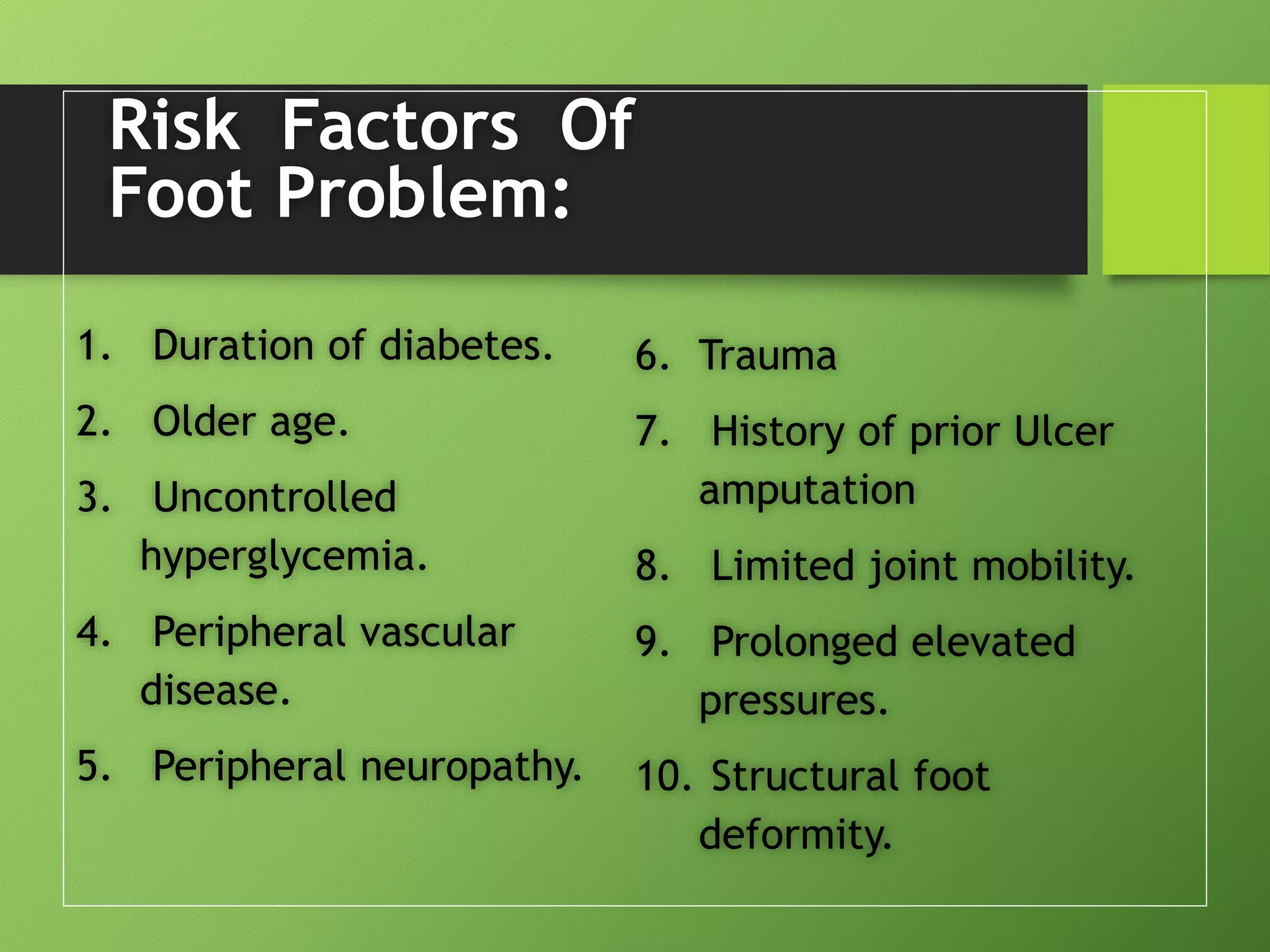 Diabetic Foot Care | PPTX