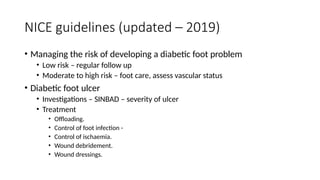 Diabetic Foot Management explained in de | PPTX