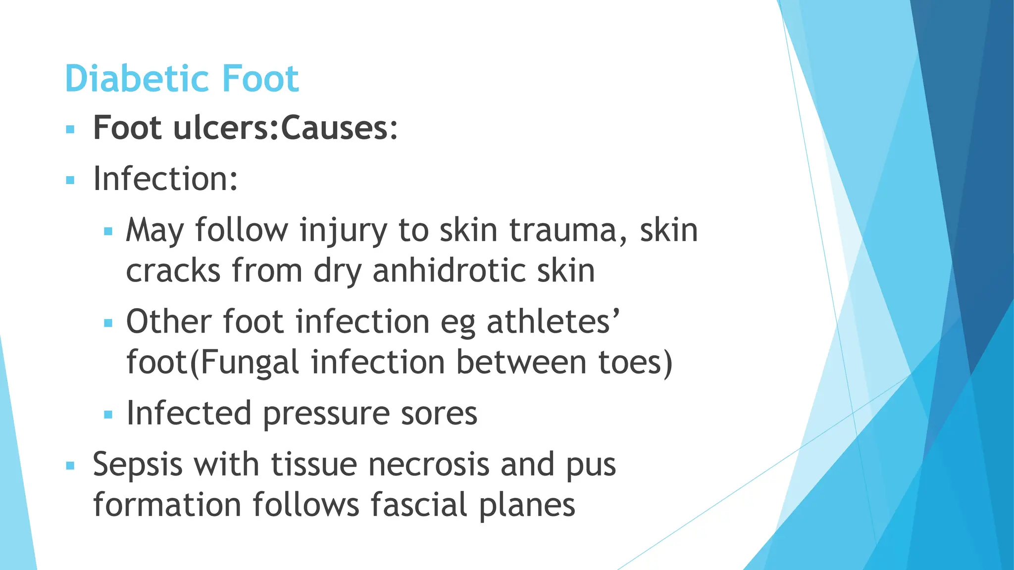 Diabetic Foot management protocol for medical students | PPTX