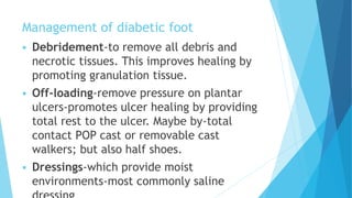 Diabetic Foot management protocol for medical students | PPTX