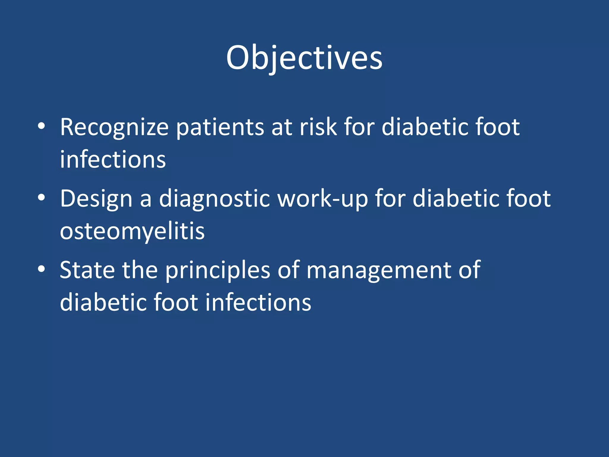 Diabetic Foot Osteomyelitis | PPTX