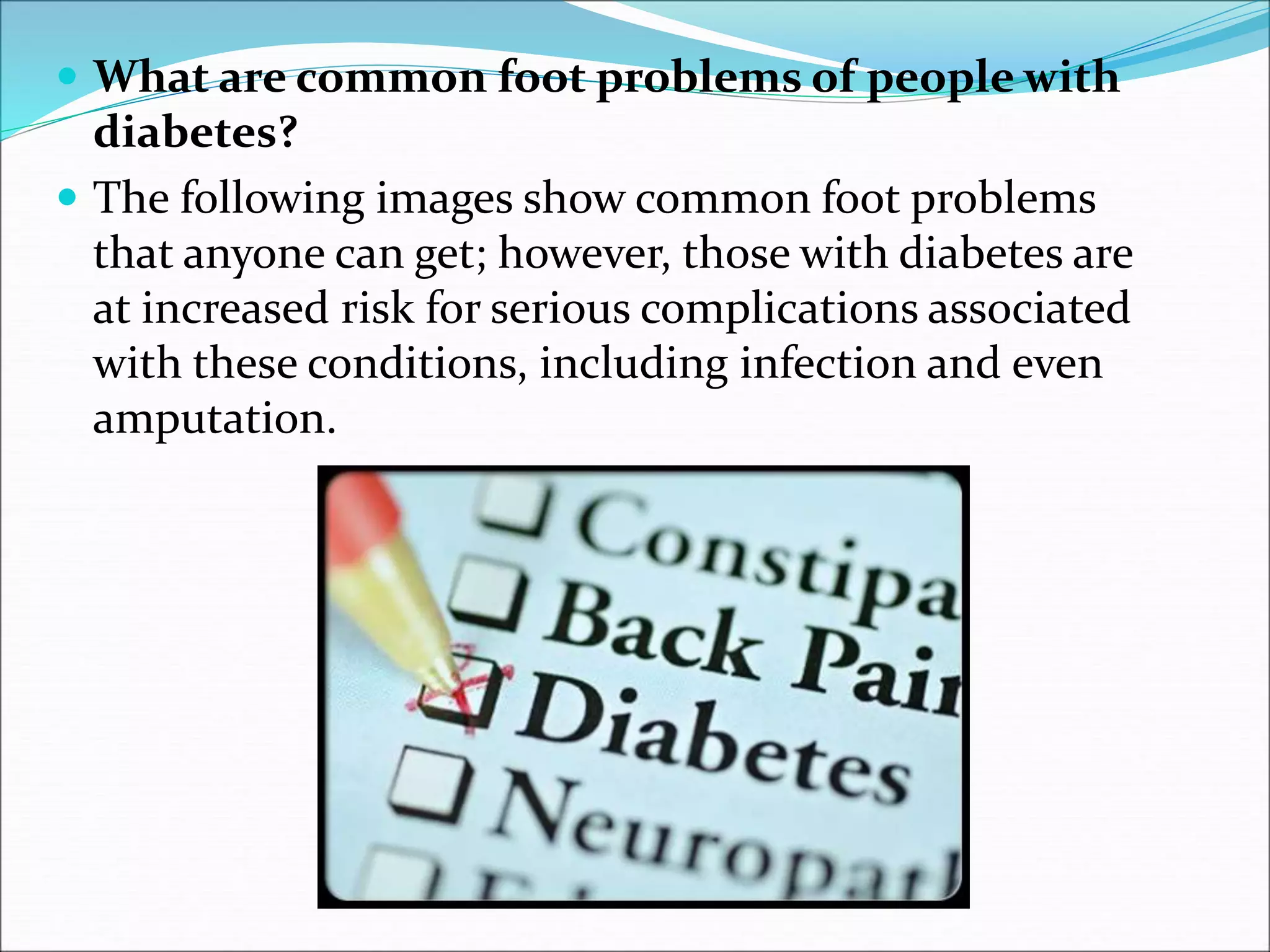 Diabetic foot power point | PPTX