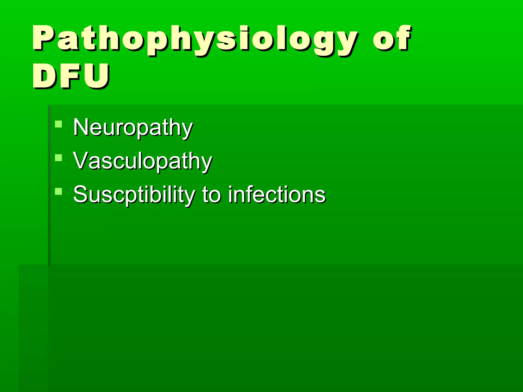Diabetic foot ulcer | PPT