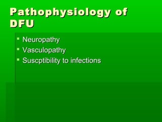 Diabetic foot ulcer | PPT