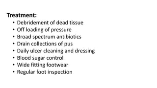 Diabetic foot ulcer | PPTX