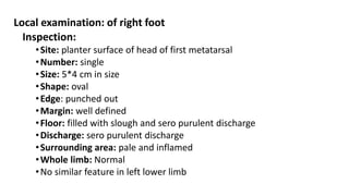 Diabetic foot ulcer | PPT