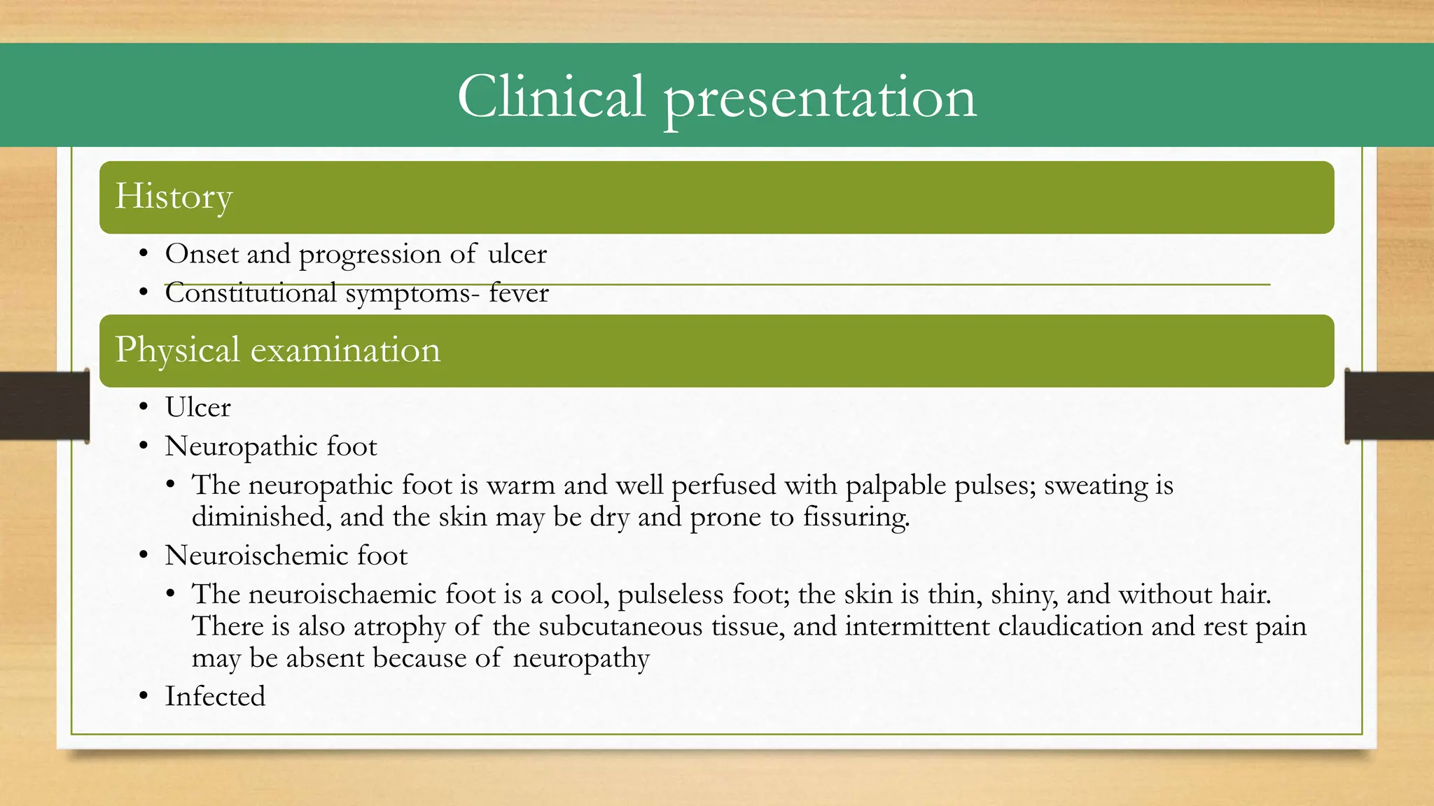 diabetic foot ulcer classification management .pptx