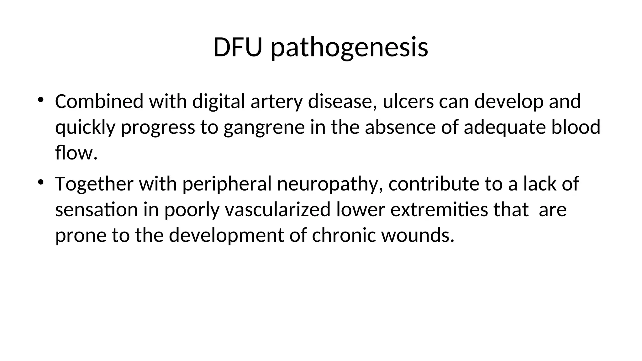 DIABETIC FOOT ULCER.ppt PATHOPHYSIOLOGY. | PPT